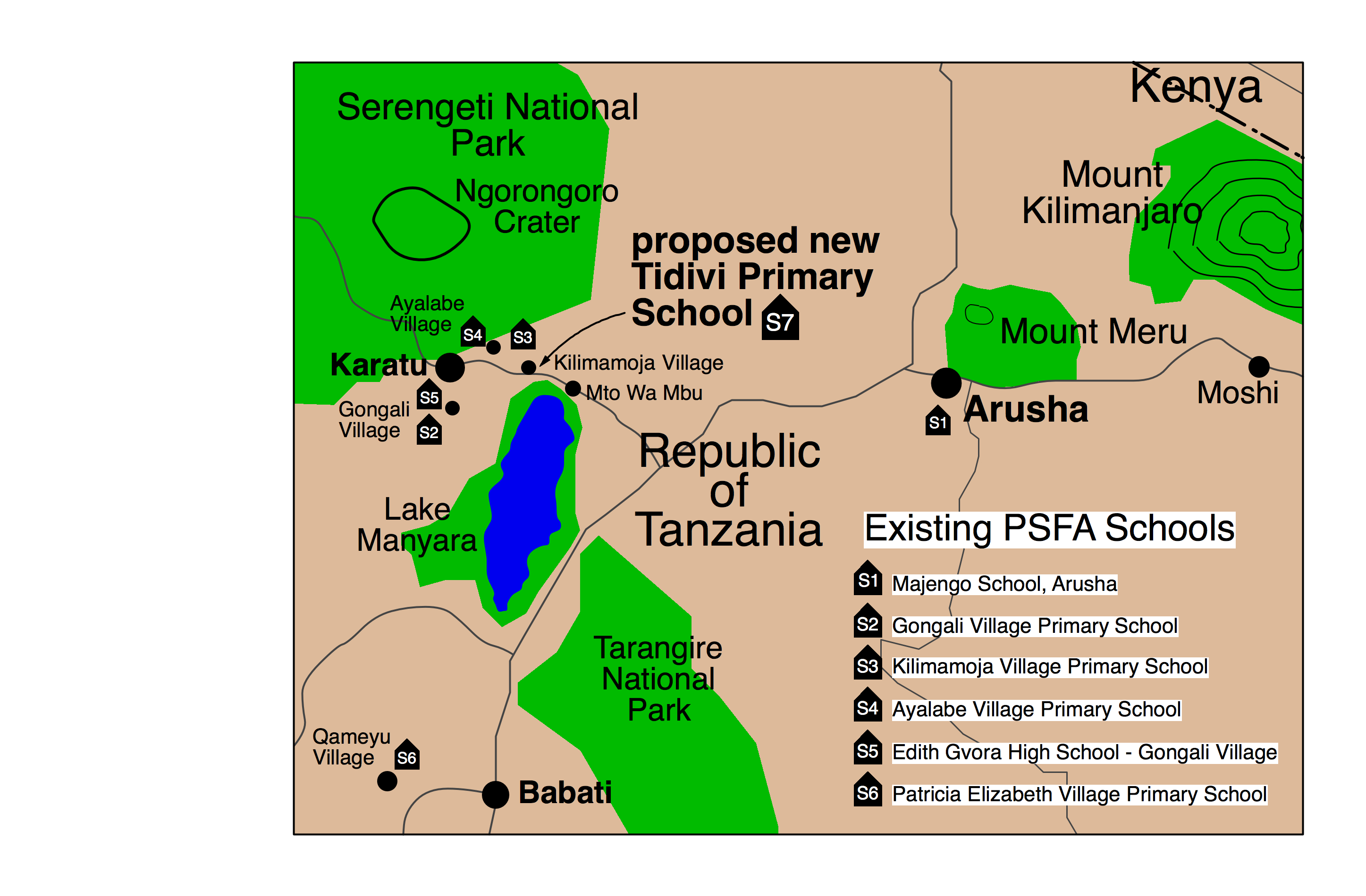 Map Primary Schools For Africa Map Primary Schools For Africa